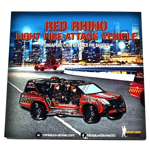 Singapore SCDF - Pin Red Rhino LFAV - Berlin - Online-Shop